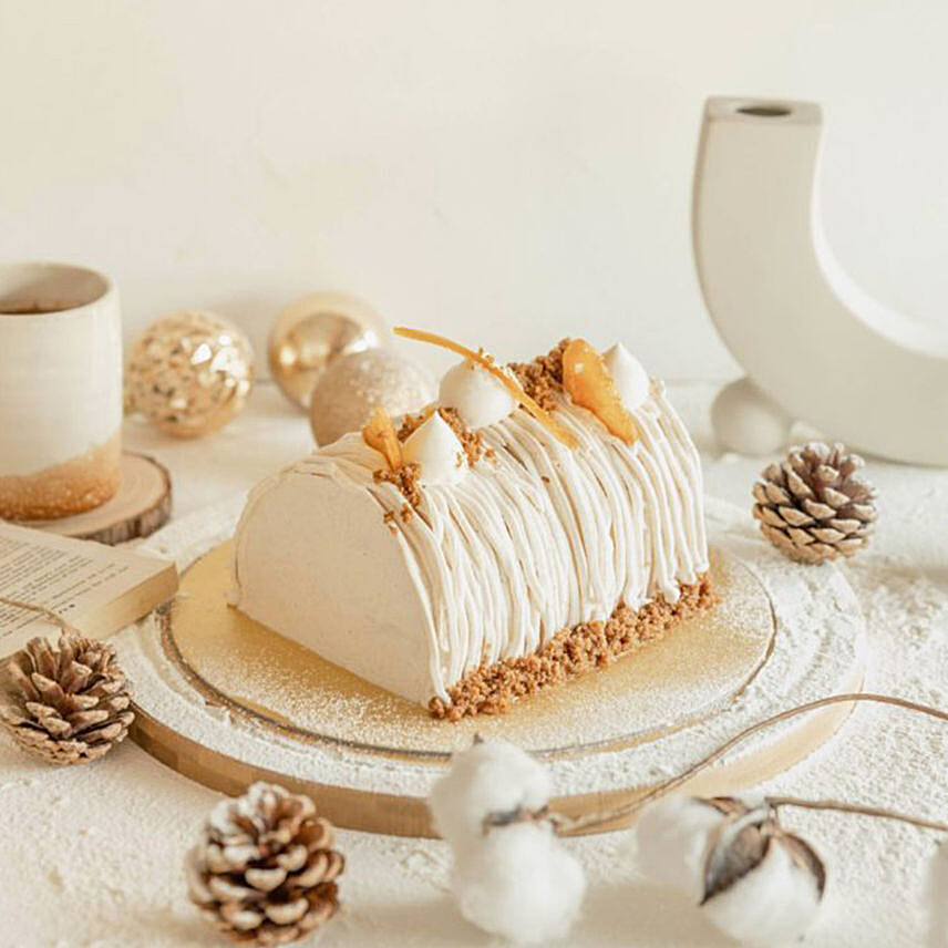 Online Chia Lemon Log Cake- 7 inches Gift Delivery in Singapore - FNP