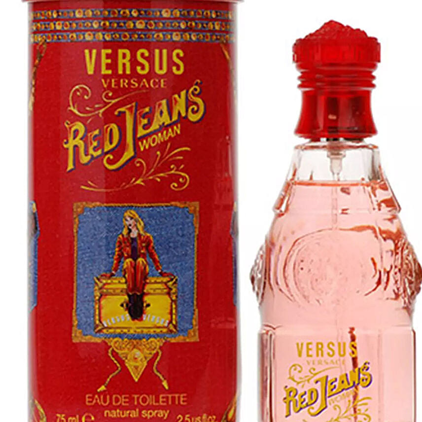 Online Red Jeans By Versace For Women Edt 75 Ml Gift Delivery in ...