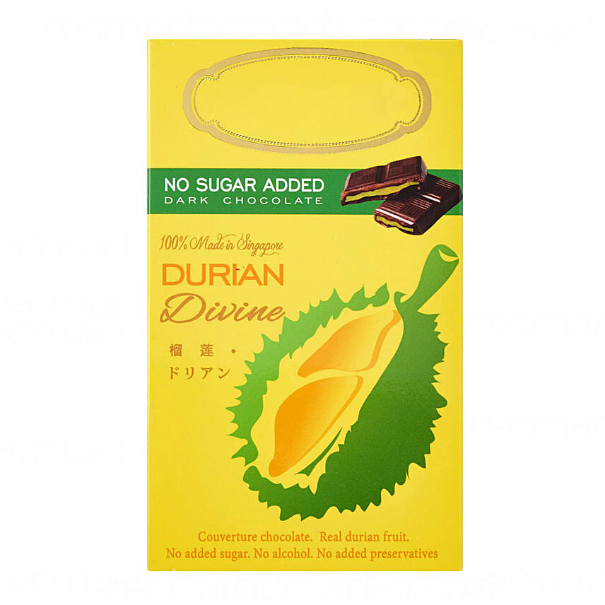 Online No Sugar Durian Chocolate Bar Gift Delivery in Singapore - FNP