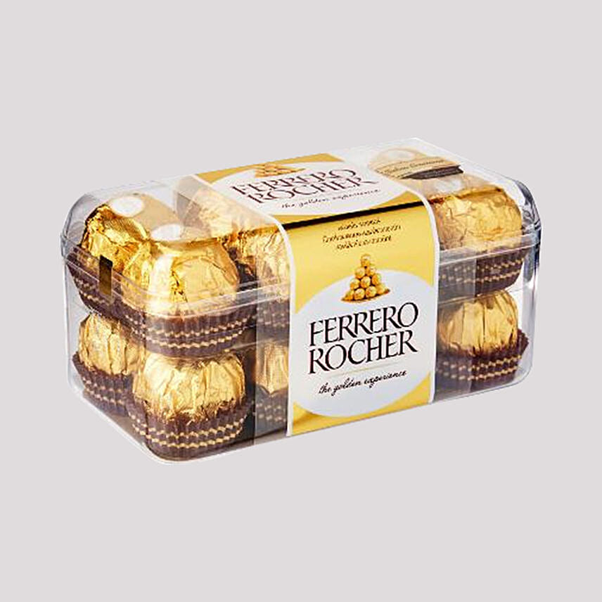 Online Ferrero Rocher & Forever Rose In Glass Dome- Blue Gift Delivery ...