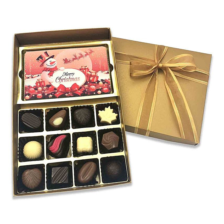 Online Designer Christmas Chocolate Box Gift Delivery in Singapore - FNP