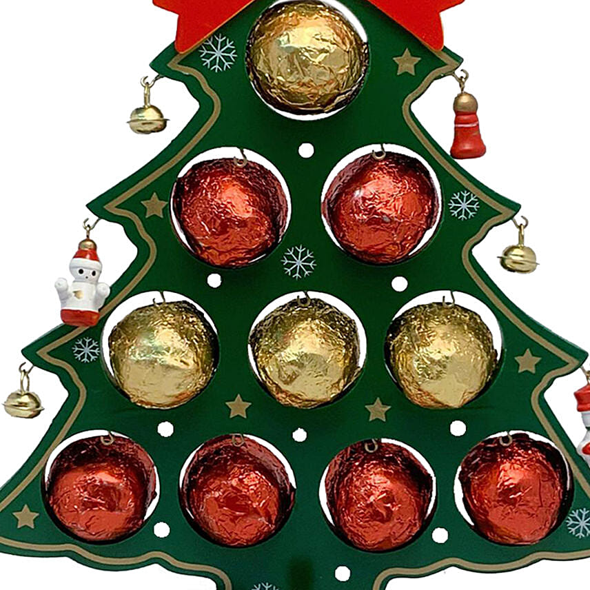 Online Wooden Christmas Tree With Chocolates Gift Delivery in Singapore ...