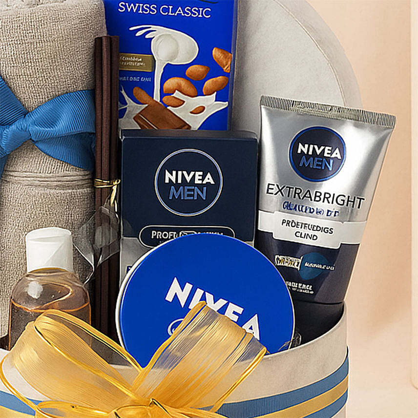 Online Nivea Care Hamper For Men Gift Delivery in Singapore - FNP