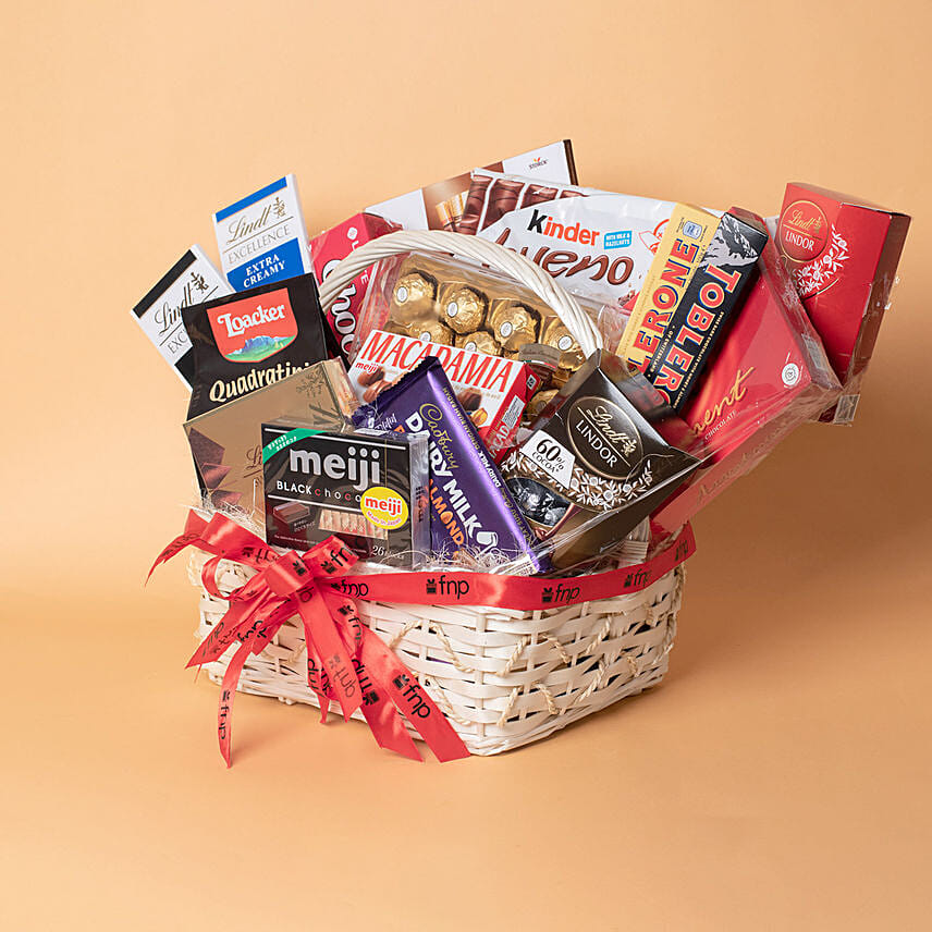 Online Sweet Treats Basket Hamper Gift Delivery in Singapore - FNP