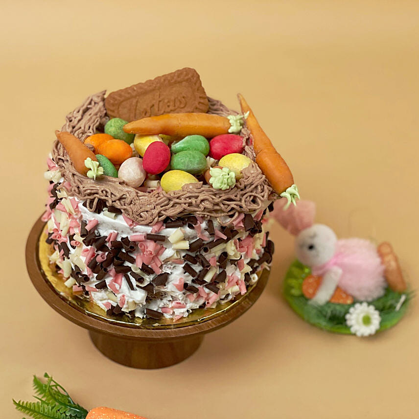 Online Easter Special Chocolate Sponge Cake 5 Inches Gift Delivery in ...