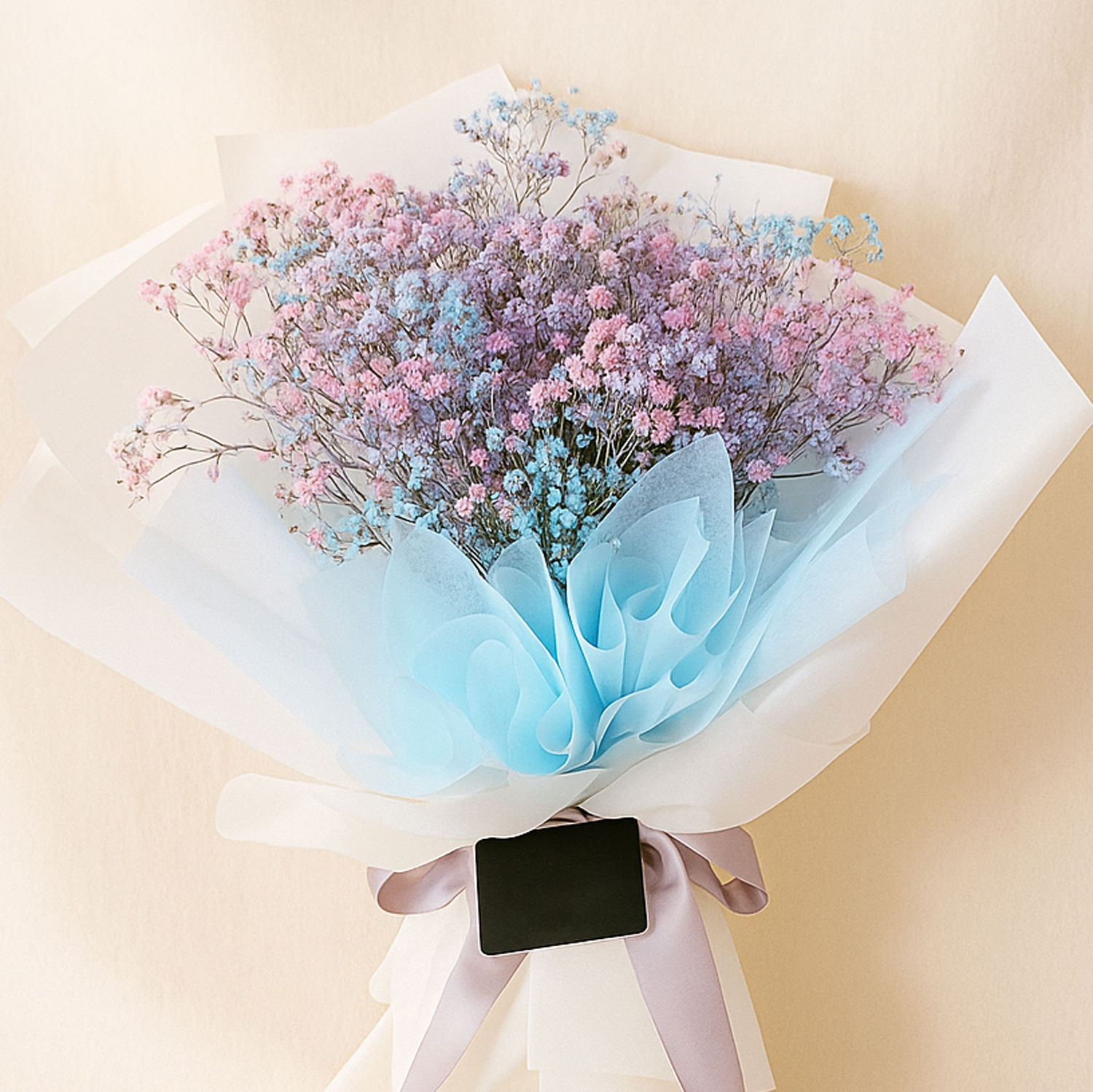Online Colourful Gypsophila Bunch Gift Delivery in Singapore - FNP