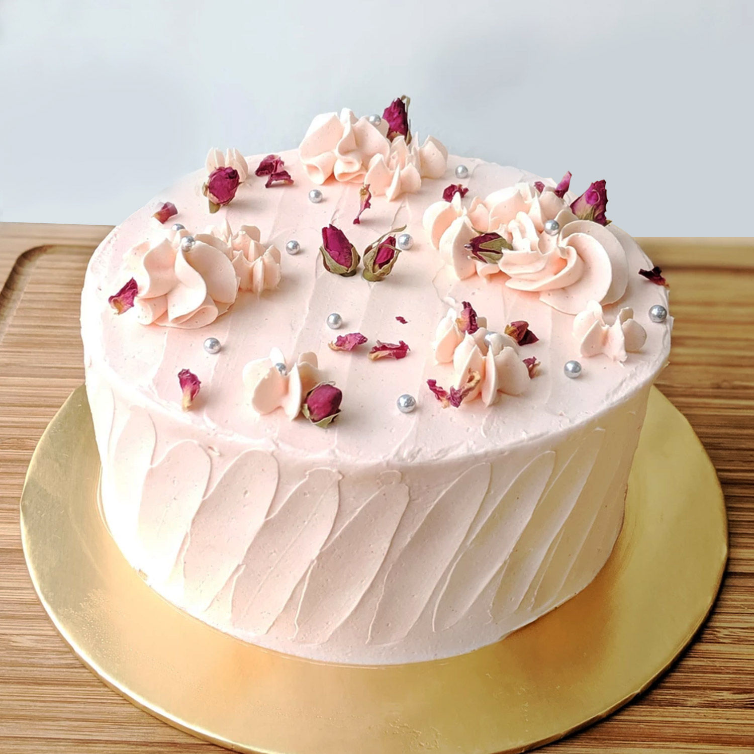 Online Lychee Rose Cake- 6 Inches Gift Delivery in Singapore - FNP