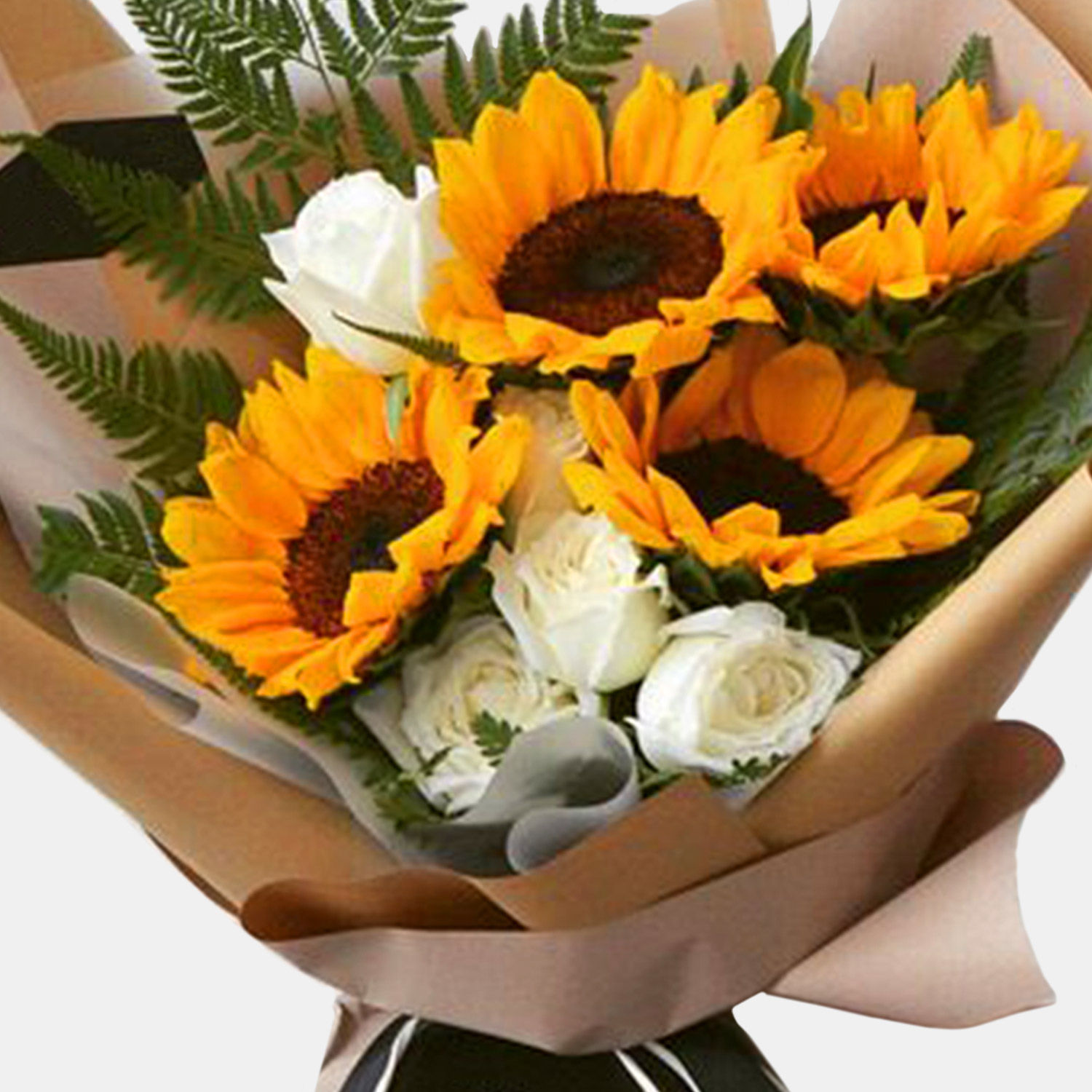 Online 9 Mixed Flower Bunch Gift Delivery in Singapore - Ferns N Petals