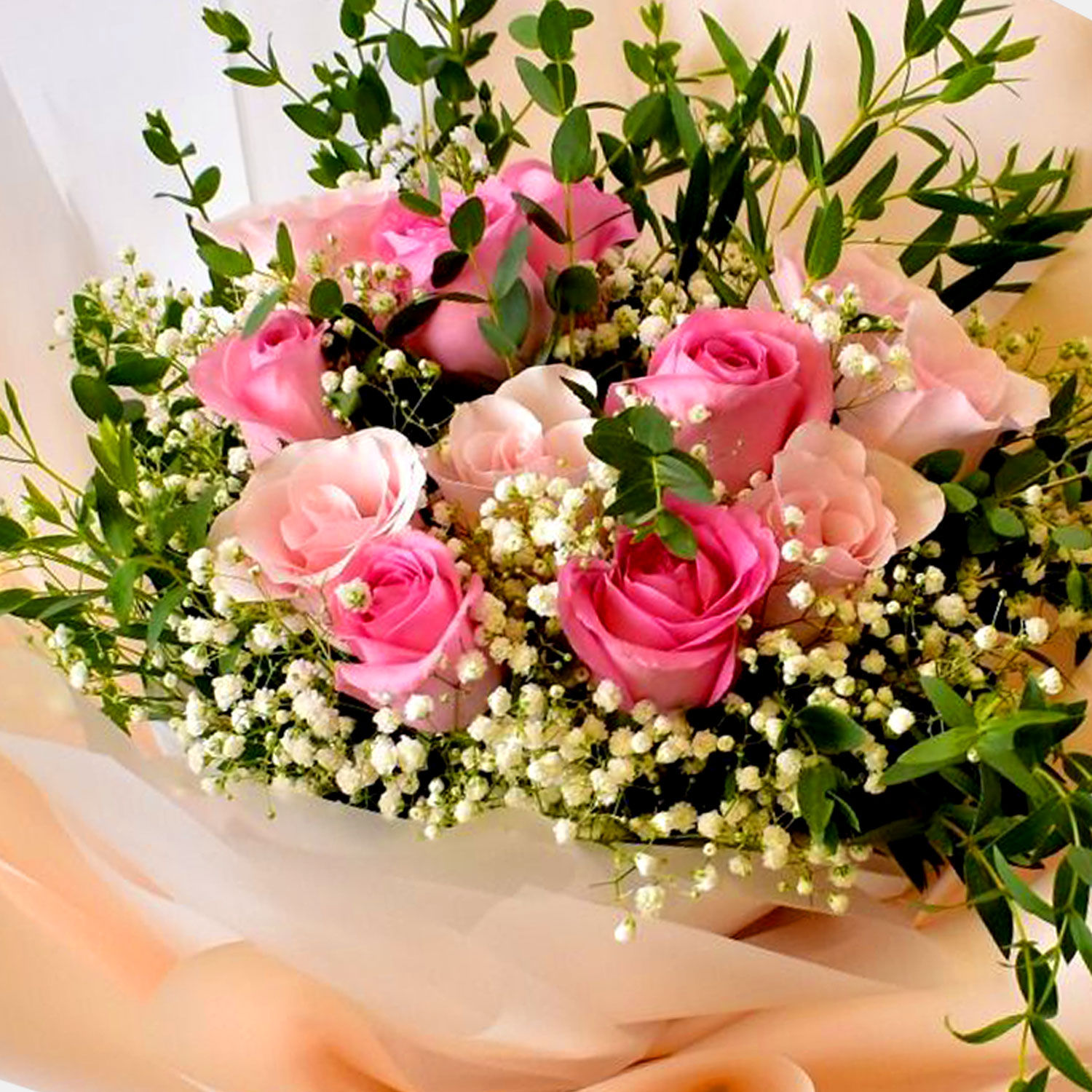 Online 10 Roses Celebration Bouquet Gift Delivery in Singapore - FNP