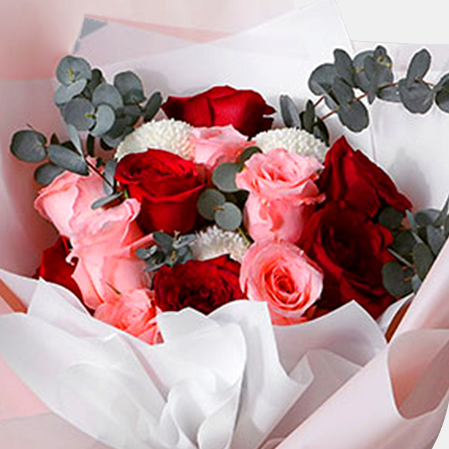 Online Bouquet of 12 Roses Gift Delivery in Singapore - Ferns N Petals