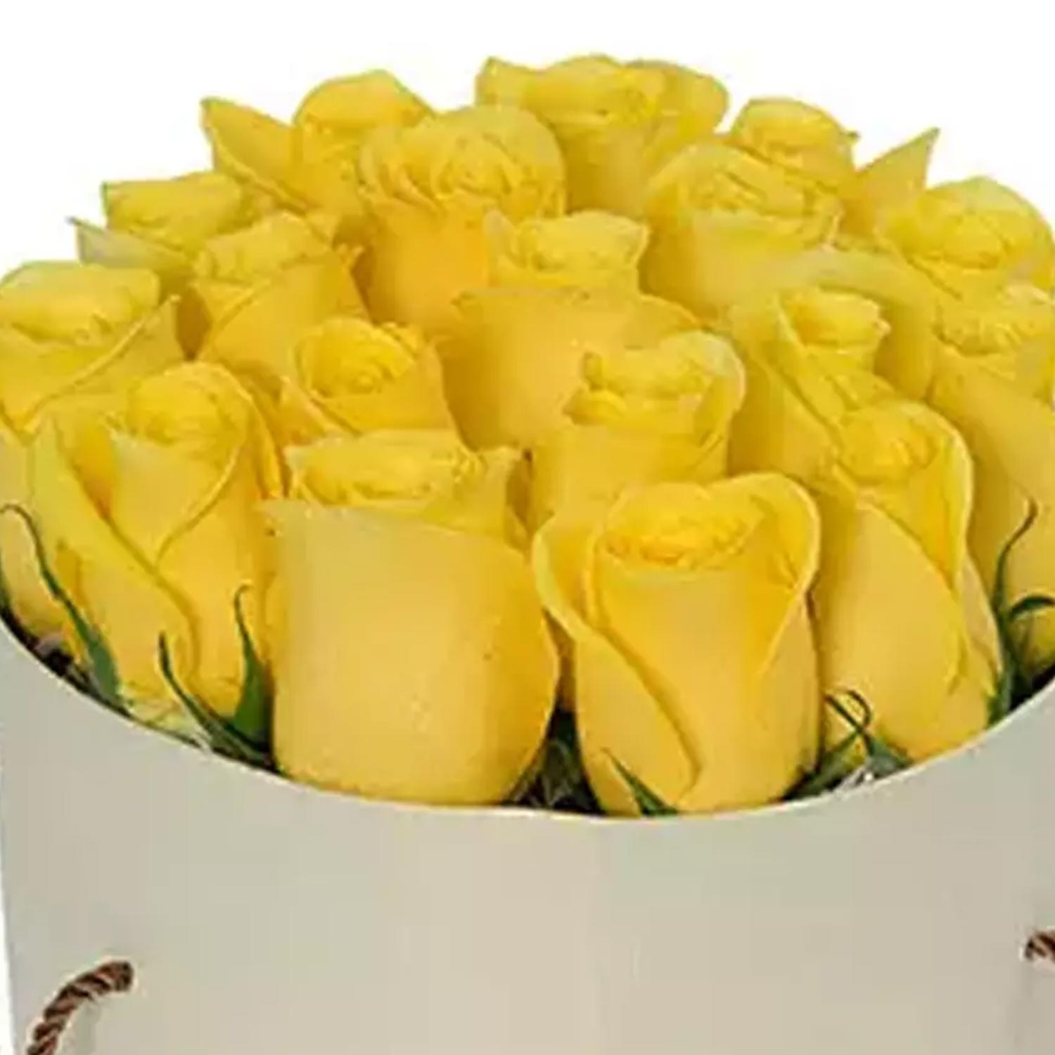Online Captivating Yellow Rose Arrangement Gift Delivery in Singapore - FNP