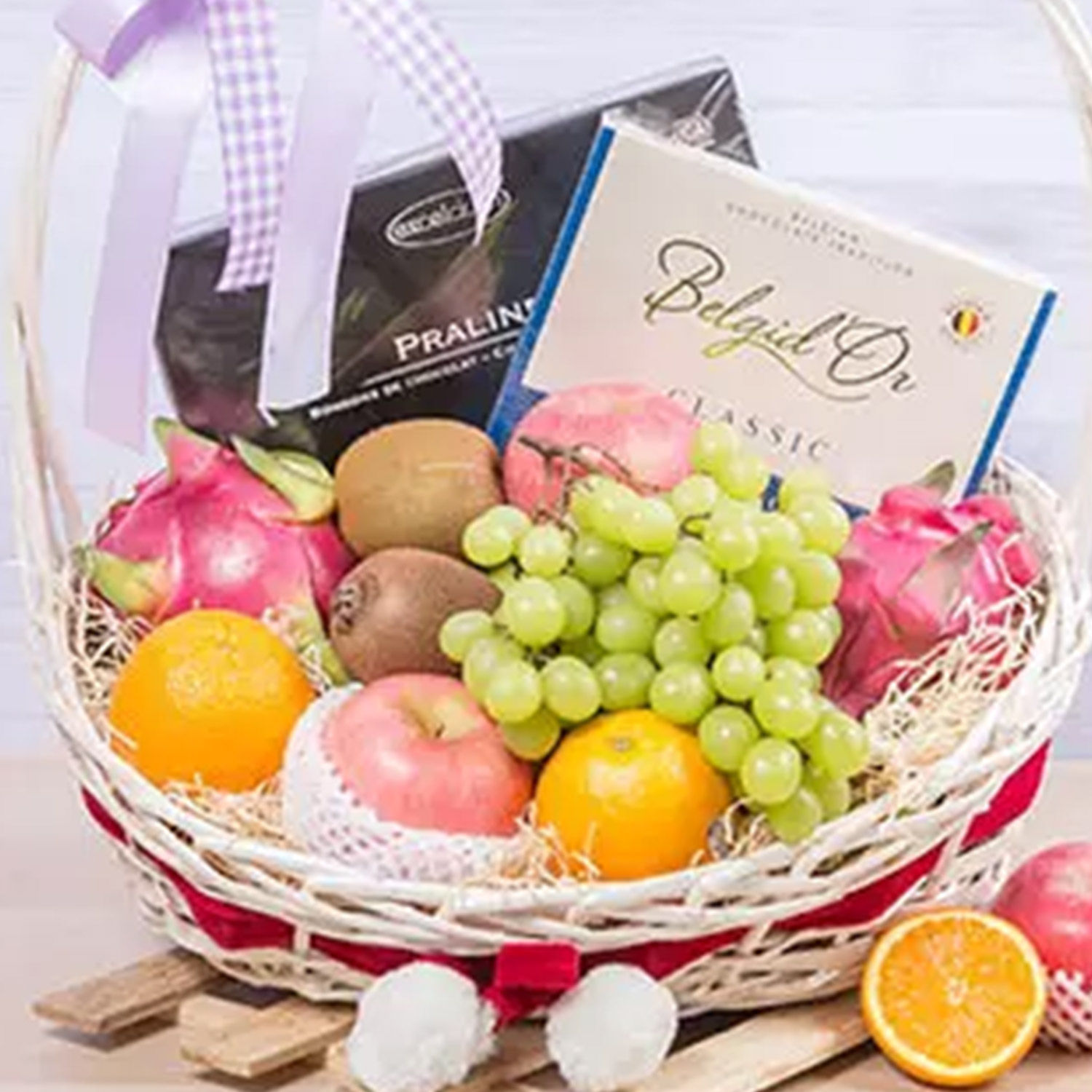 Online Chocolatey Fruity Pack Gift Delivery in Singapore - FNP