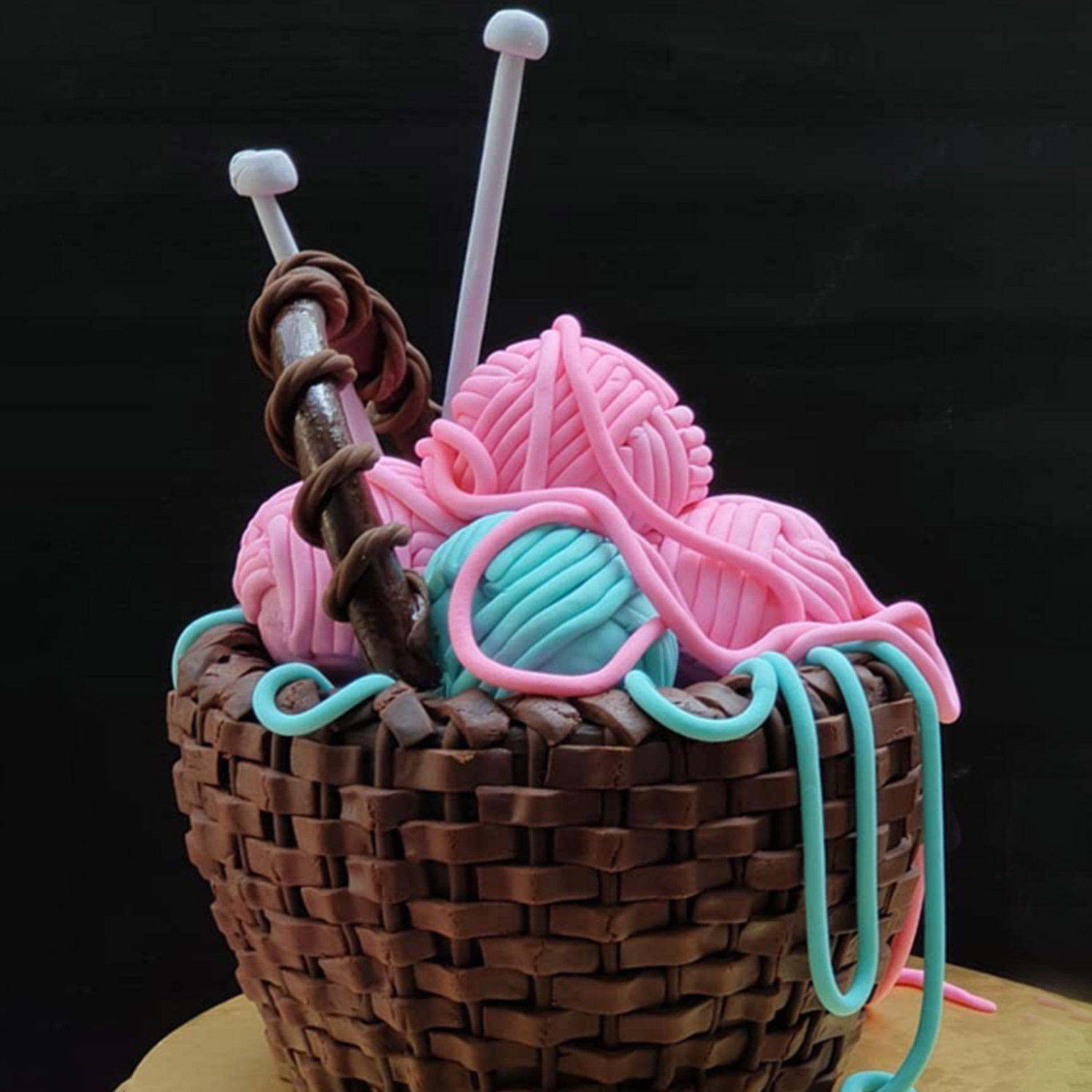Online Basket Of Wool Chocolate Cake Gift Delivery in Singapore - FNP