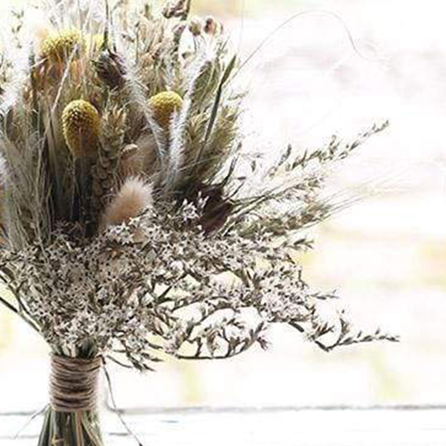 Online Bridal Mini Dried Flower Posy Gift Delivery in Singapore - FNP