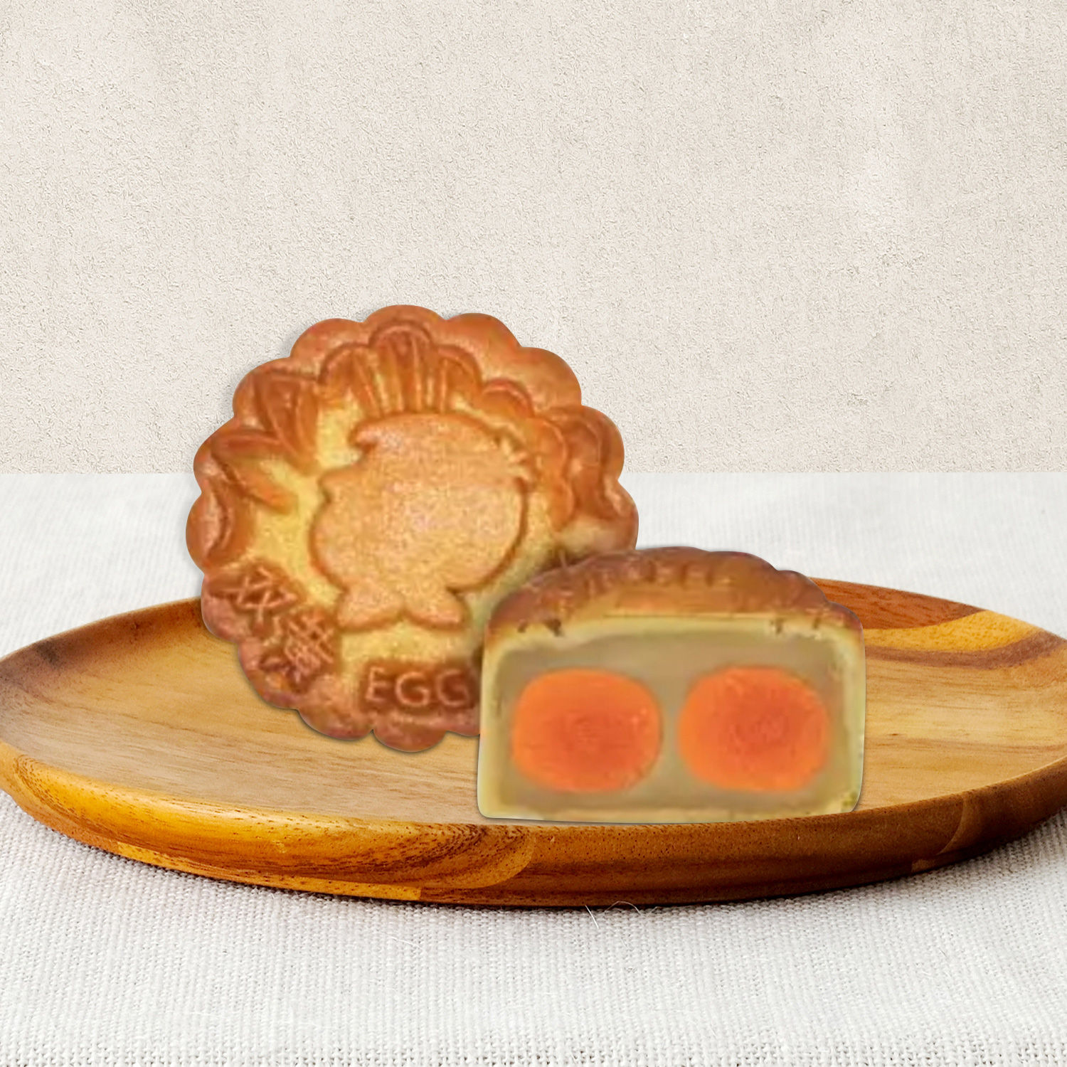 Online Egg Yolk Bake Skin Mooncakes- 2 Pcs Gift Delivery in Singapore ...