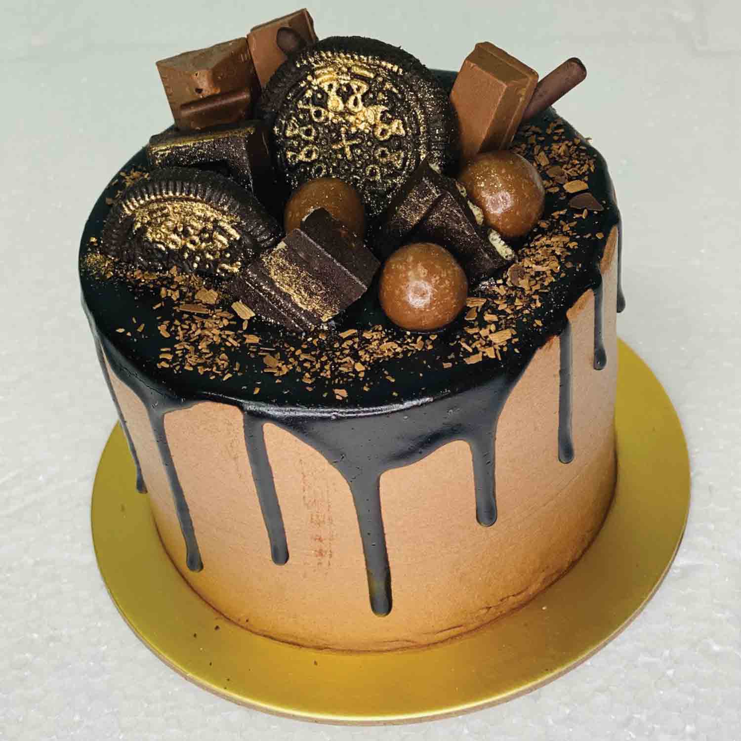 Online Chocolate Over The Top Cake Gift Delivery in Singapore - FNP