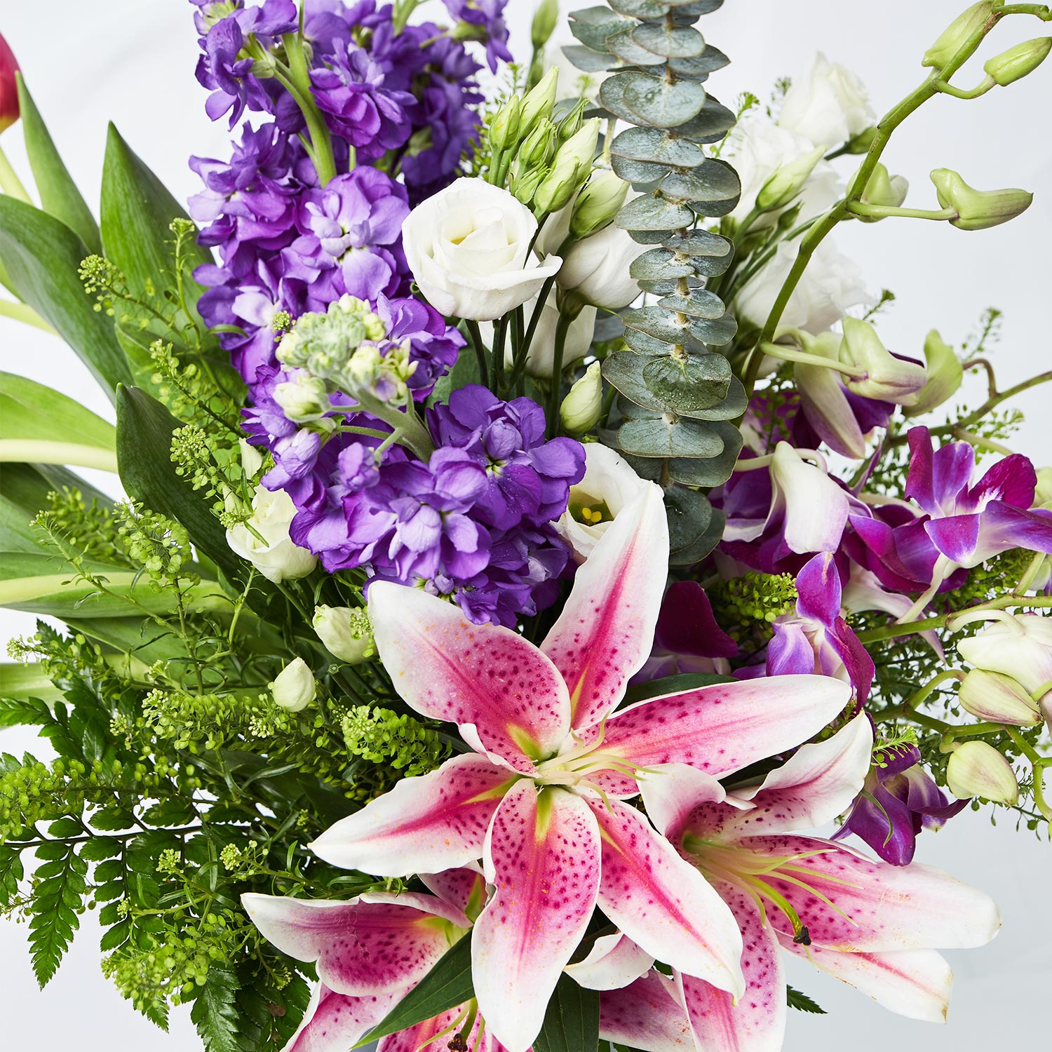 Online Exquisite Flowers Black Vase Arrangement With Teddy Gift ...