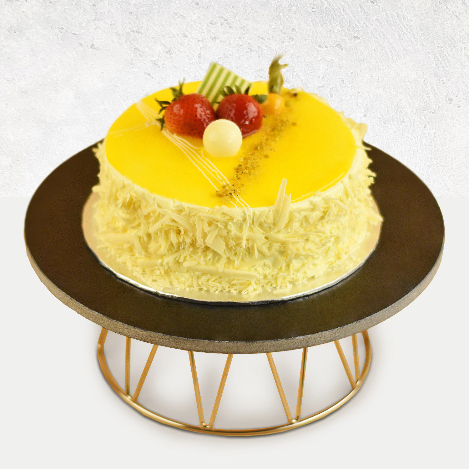 Online Fruity Mango Sponge Cake Gift Delivery in Singapore - FNP