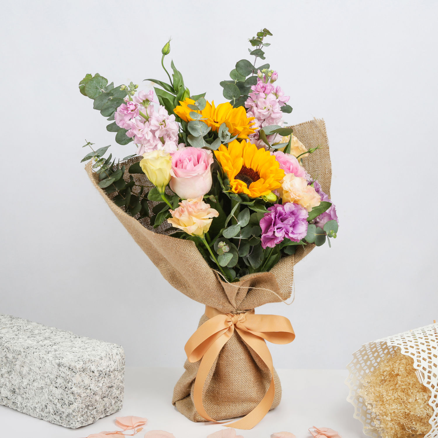 Online Joyous Mixed Flowers Bouquet Gift Delivery in Singapore - FNP