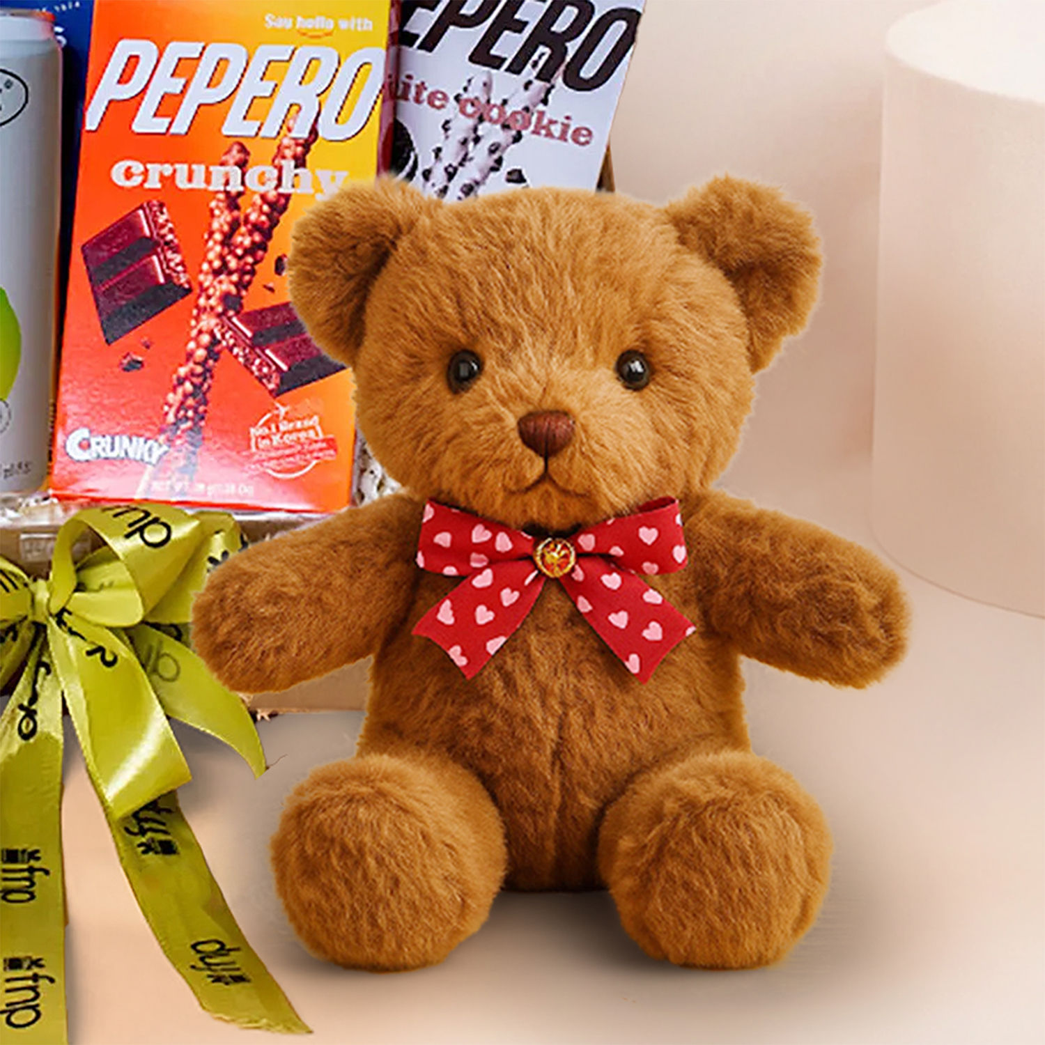 Online Choco Nuts Treats Gift Hamper With Teddy Gift Delivery in ...