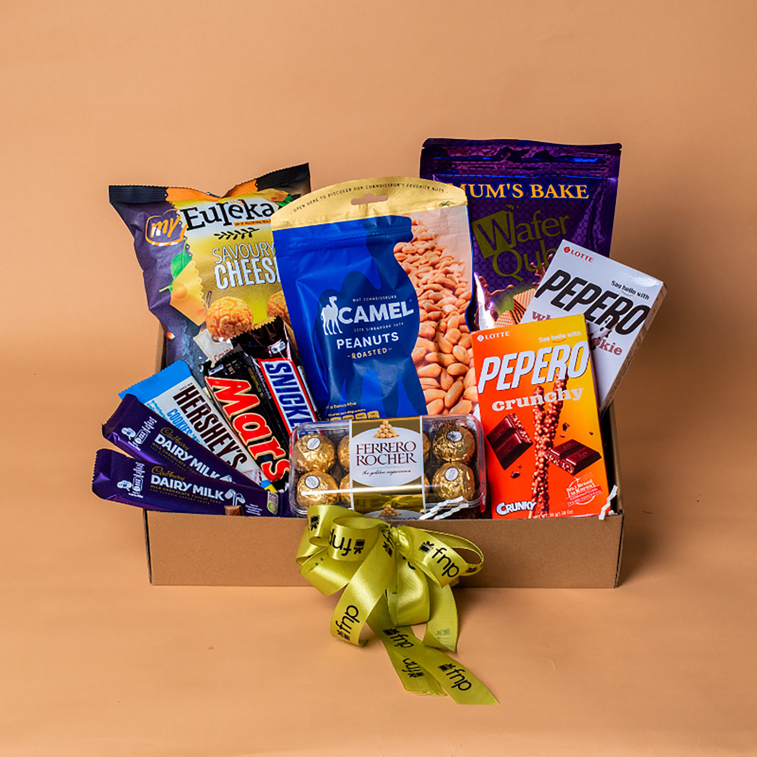 Online Choco And Nuts Treats Gift Hamper Gift Delivery in Singapore - FNP